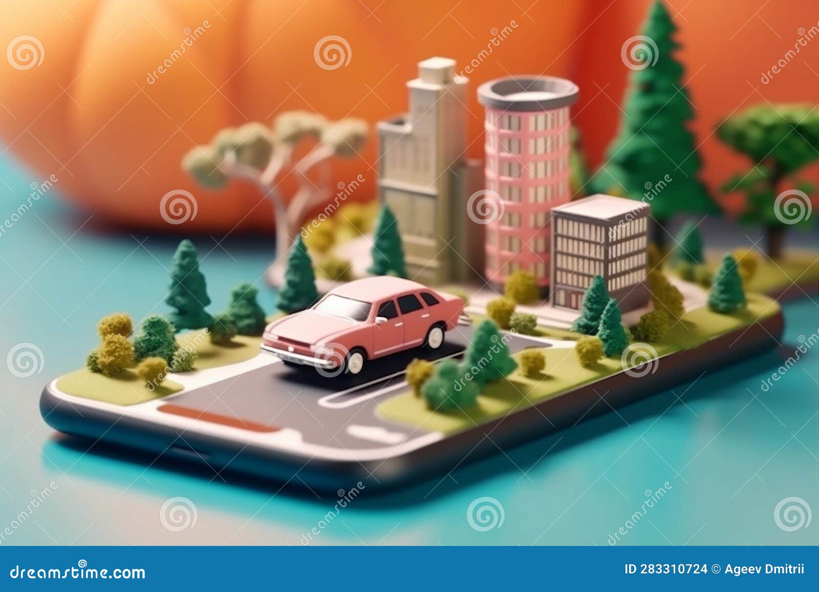 Mobile Travel Location Point Navigation Map Direction Gps Phone ...