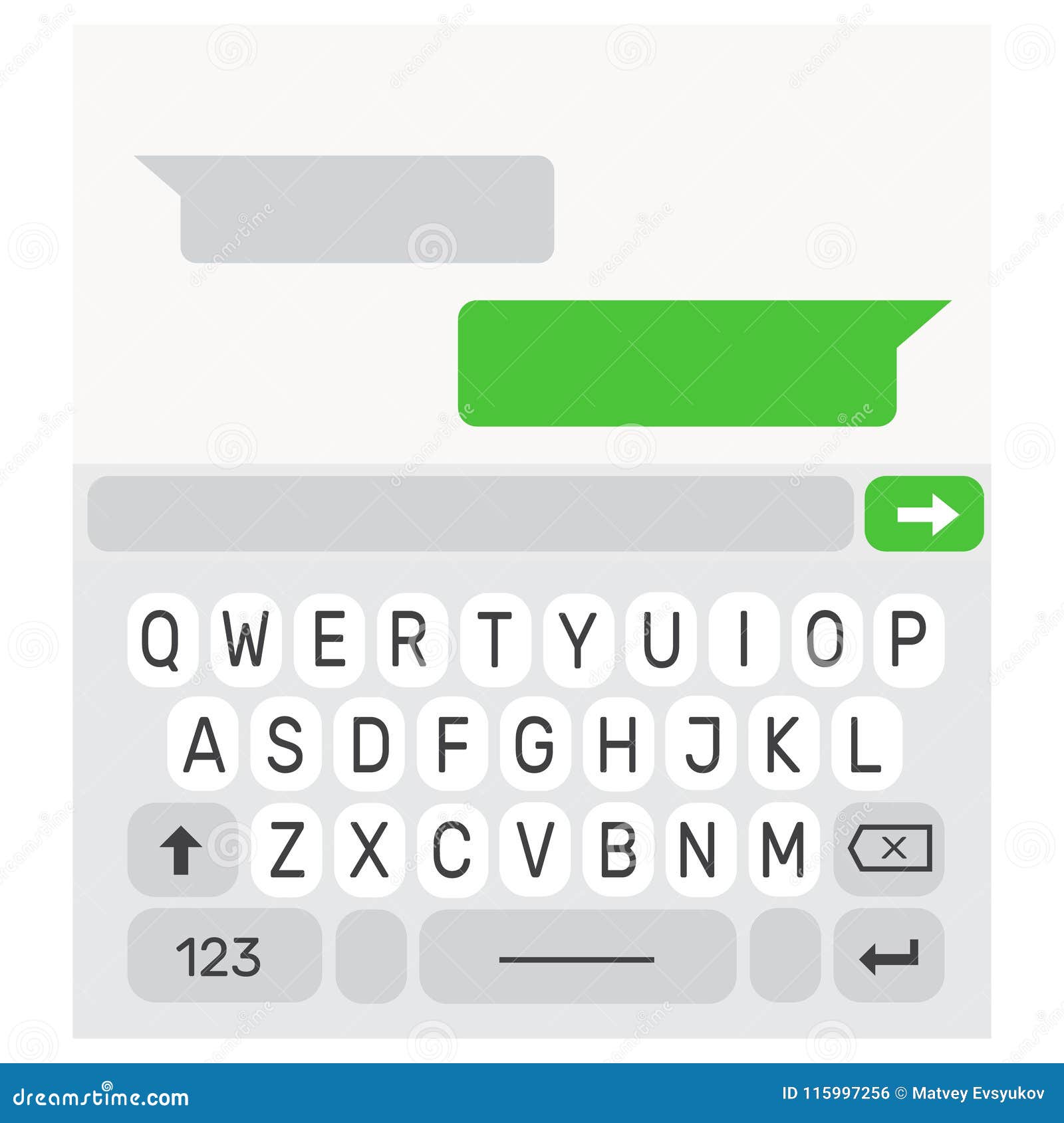 Mobile UI Kit Chat Messenger. Chat App Template Interface Vector Stock ... Mobile UI Kit Chat Messenger. Chat App Template Interface Vector Stock ...