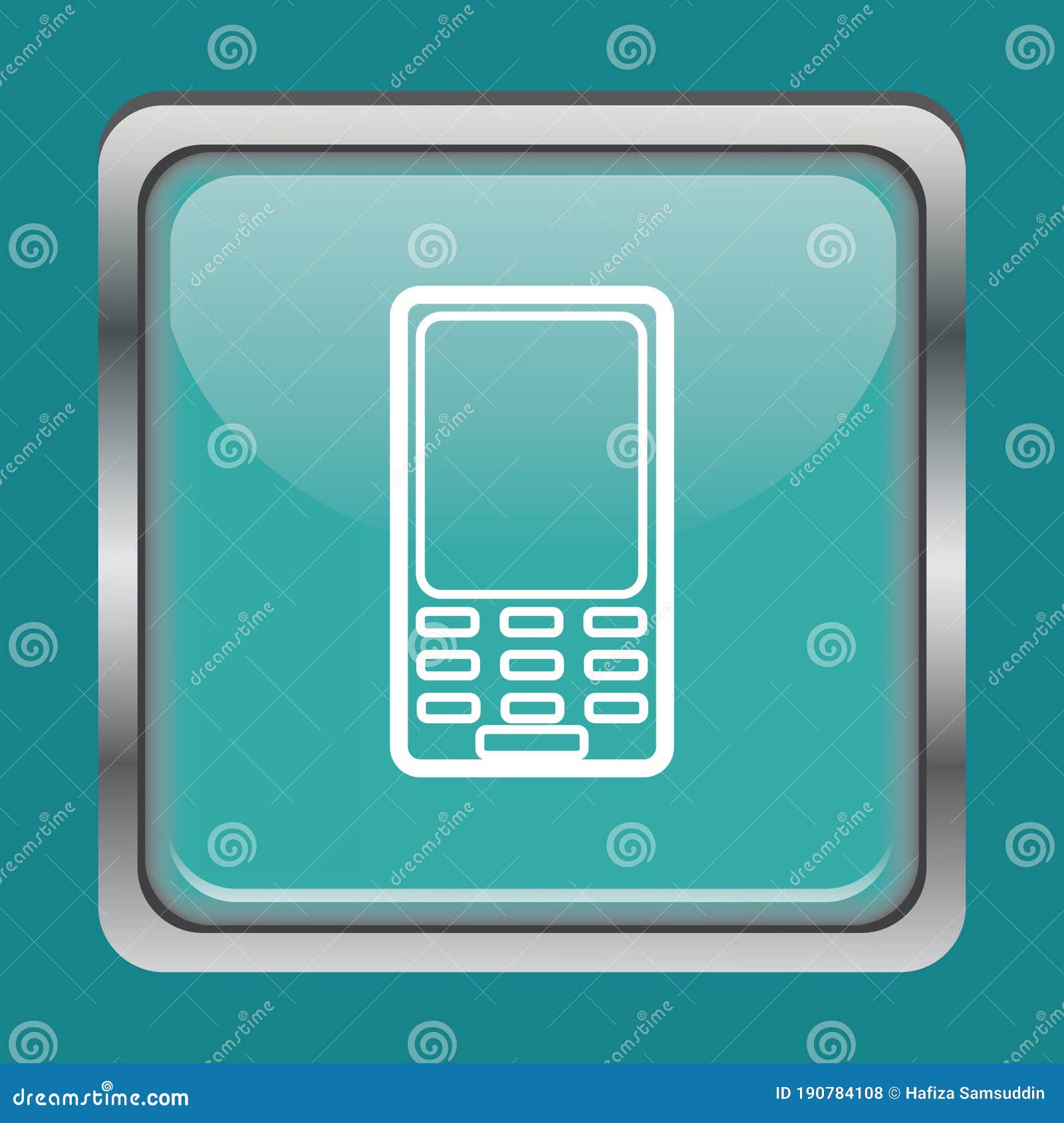 Mobile. Vector Illustration Decorative Design Stock Vector ...