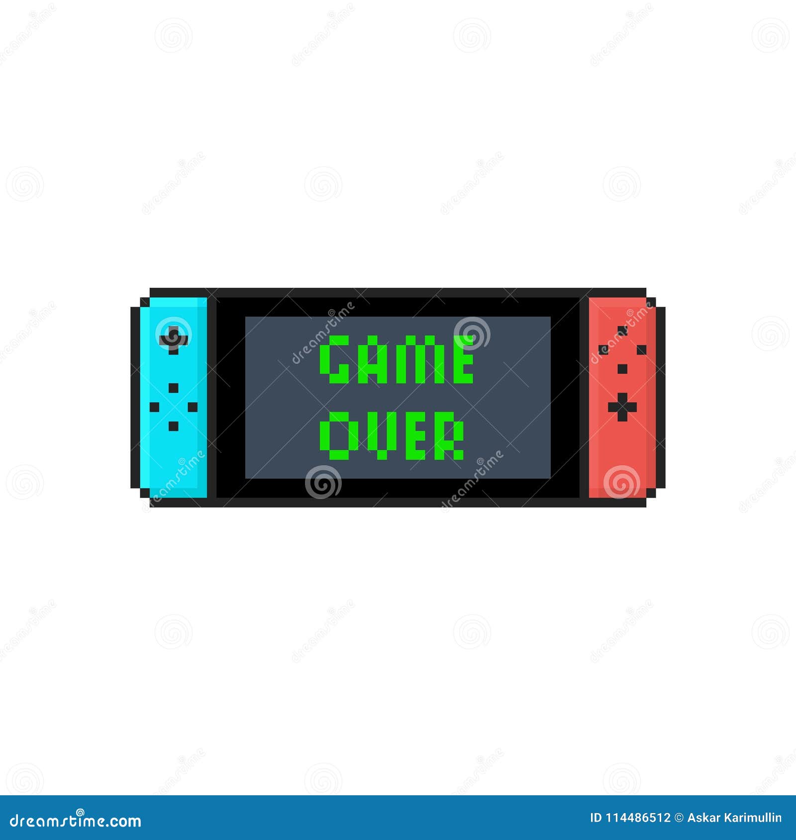 Mobile Video Console - Pixel Art. Pixel Art Stock Photography ...