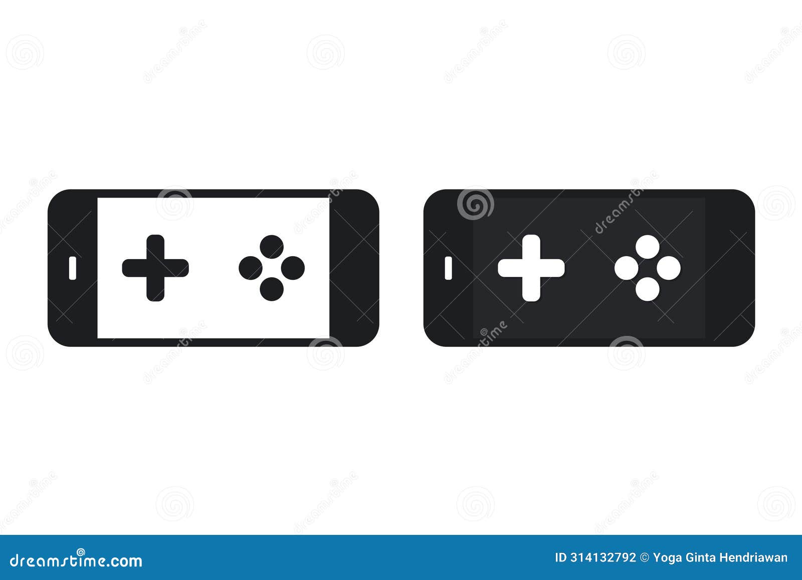 Mobile Video Game. Illustration Vector Stock Vector - Illustration of ...