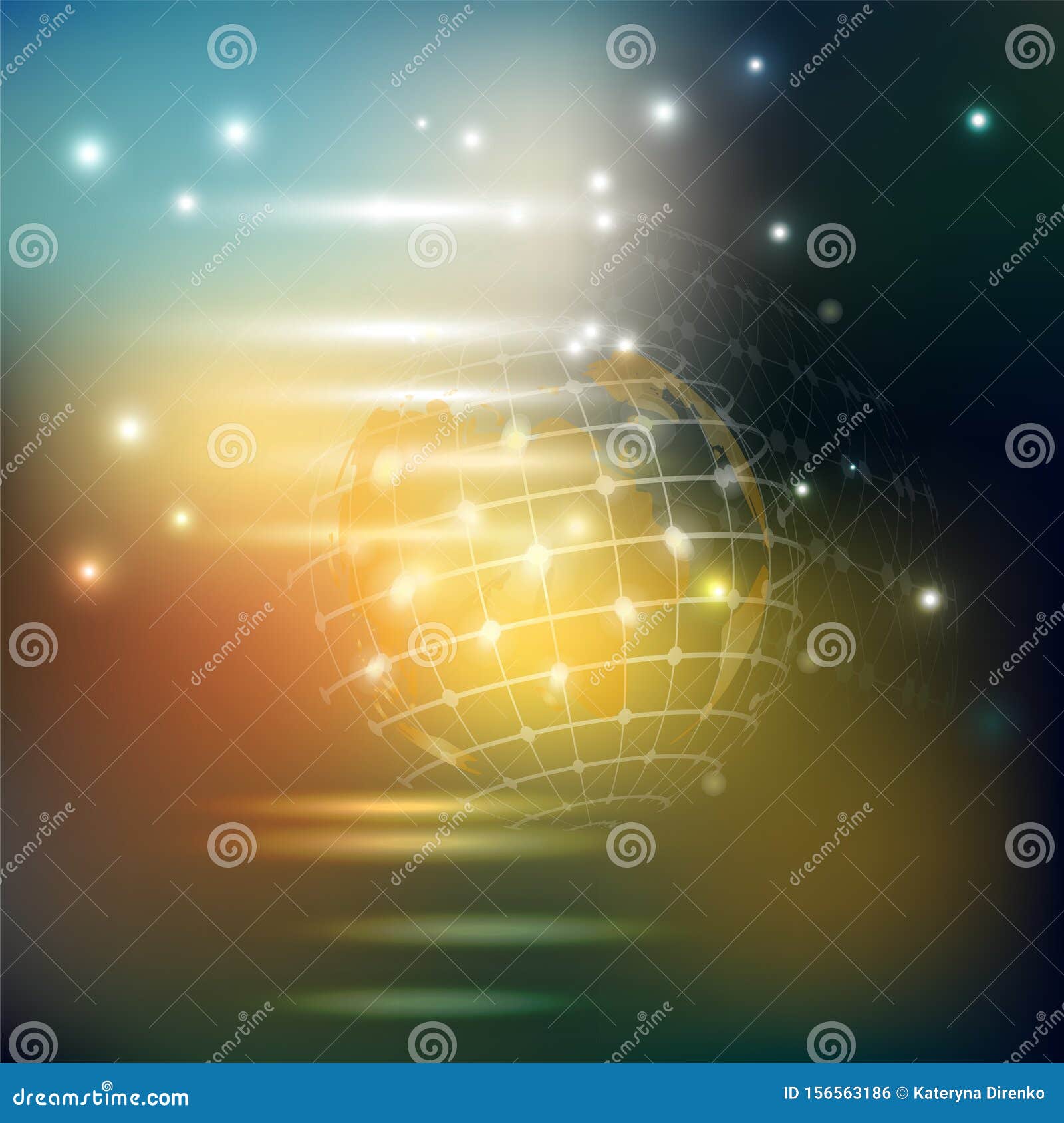 Mobile Wave - Abstract Transparent Background. Vector Illustration ...