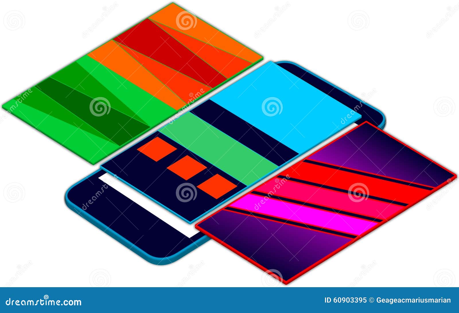 Mobile App Sections Stock Illustrations – 45 Mobile App Sections Stock ...