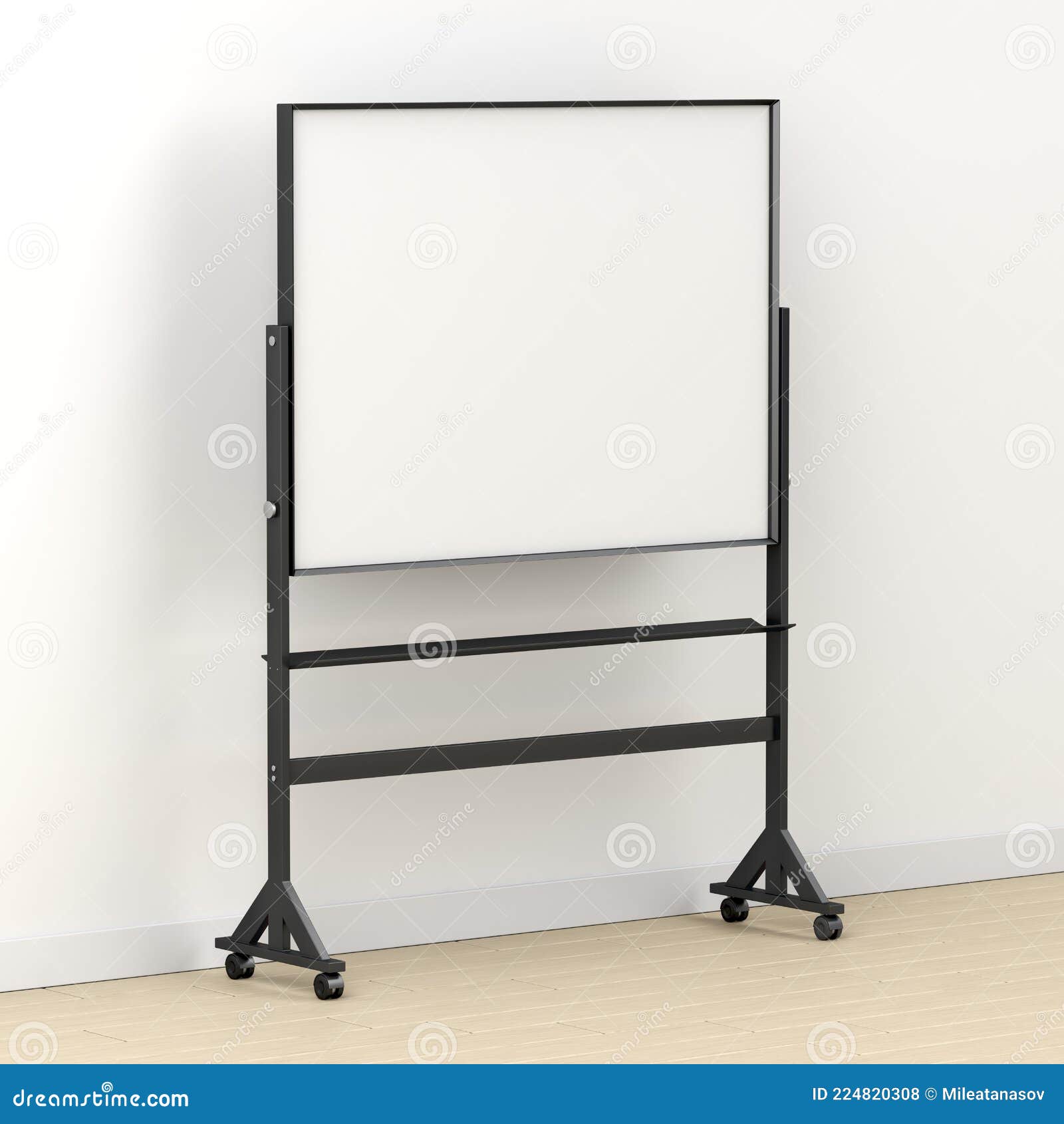 Mobile whiteboard stock illustration. Illustration of office - 224820308