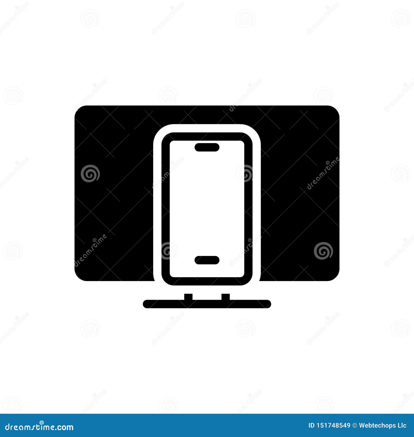 Black Solid Icon for Mobiledesktop, Desktop and Smartphone Stock ...