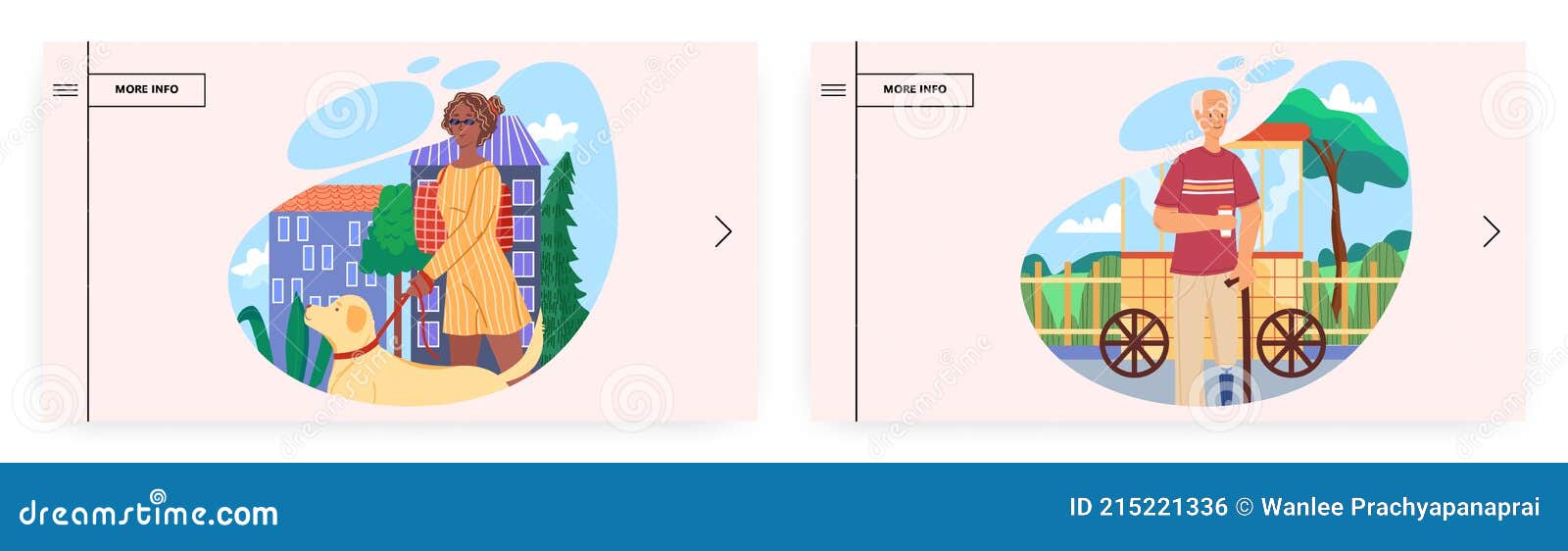 Set Of Mobility Aids Including A Wheelchair, Walker, Crutches, Quad ...