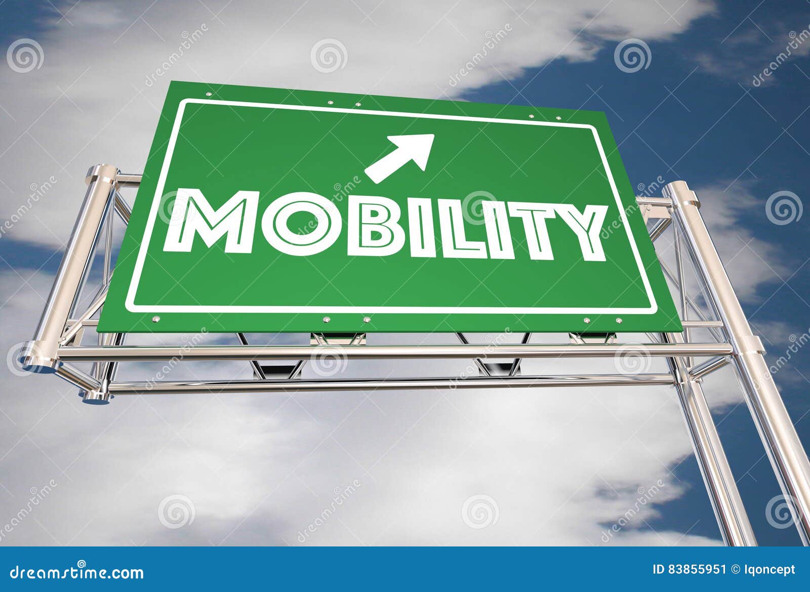 This Way To Sustainability Freeway Sign Renewable Resources Viability ...