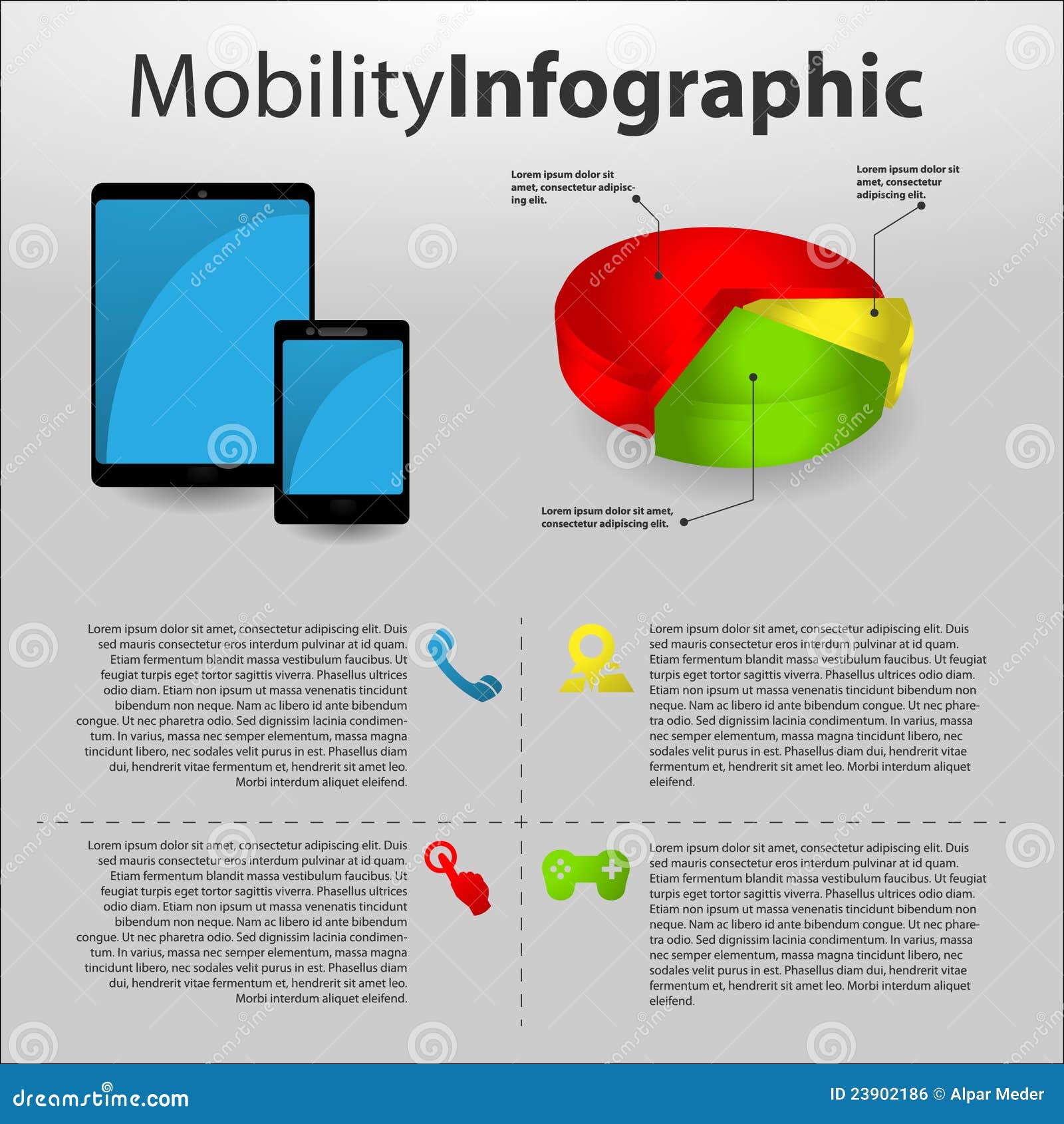 Mobility infographic stock vector. Illustration of symbol - 23902186