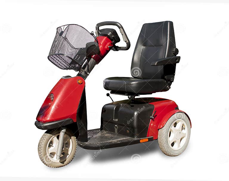 Mobility scooter stock image. Image of battery, motor - 34098285