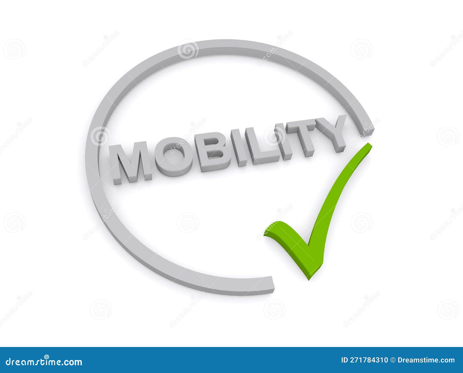 Mobility word on white stock photo. Image of diagram - 271784310
