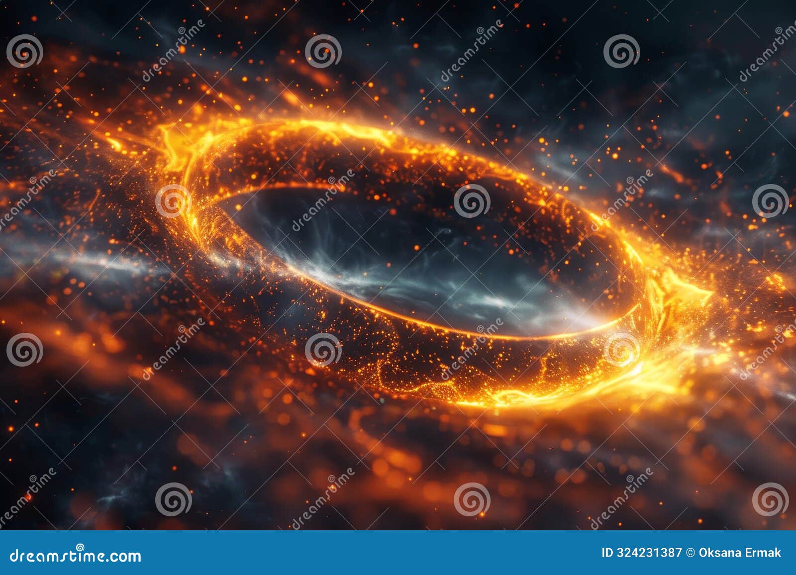 The Mobius Cosmic Loop, Fantastic Science, Mathematics Concept, Mobius ...
