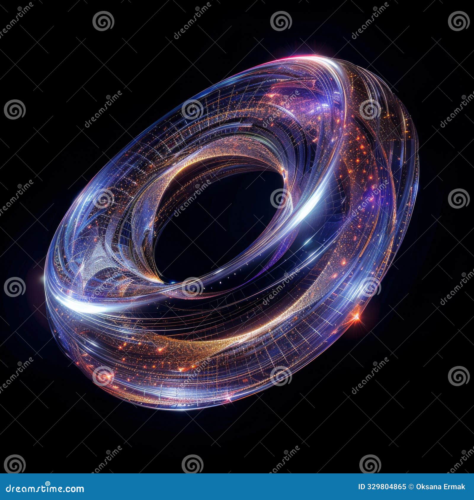The Mobius Cosmic Loop, Fantastic Science, Mathematics Concept, Mobius ...
