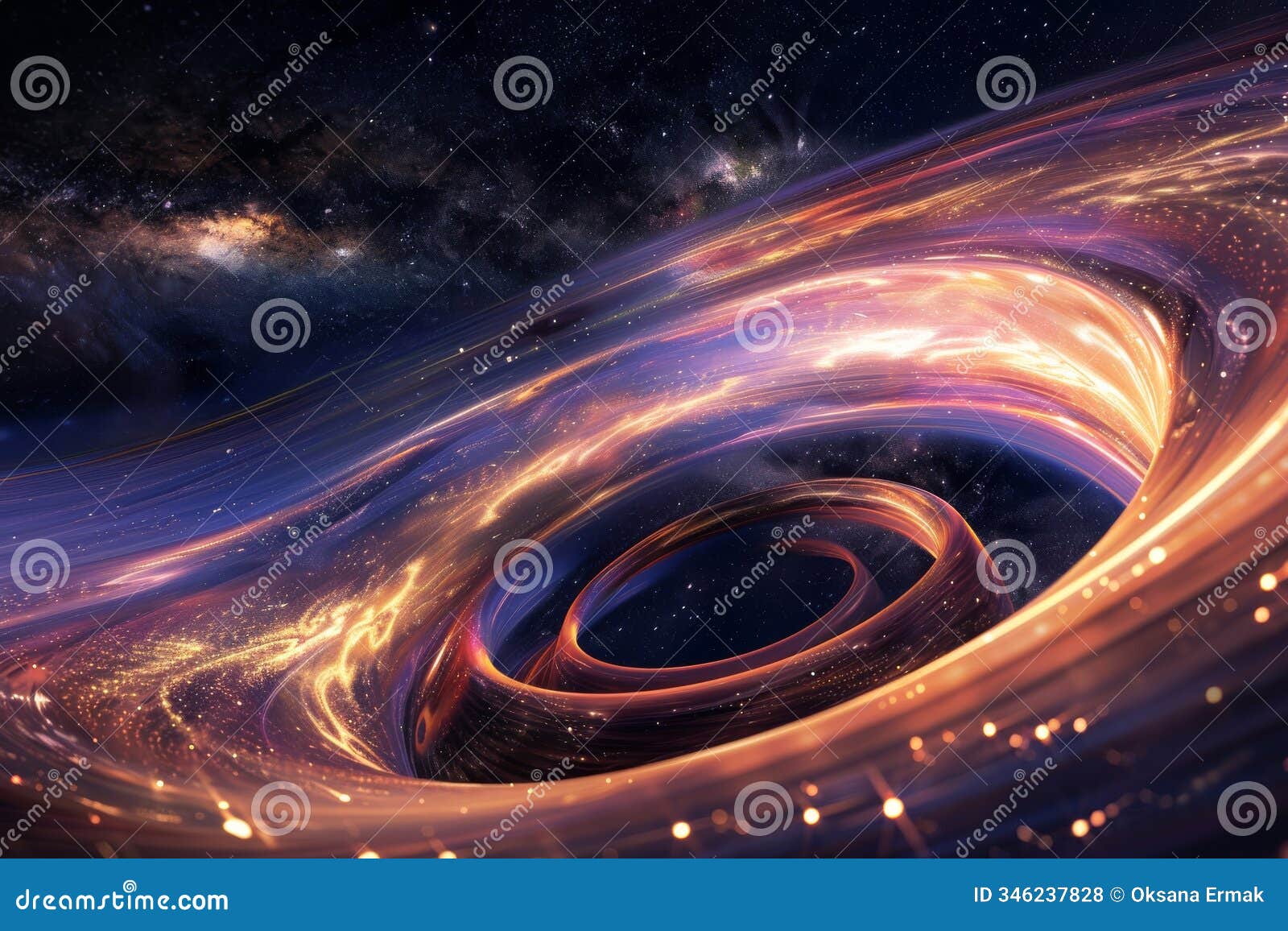The Mobius Cosmic Loop, Fantastic Science, Mathematics Concept, Mobius ...