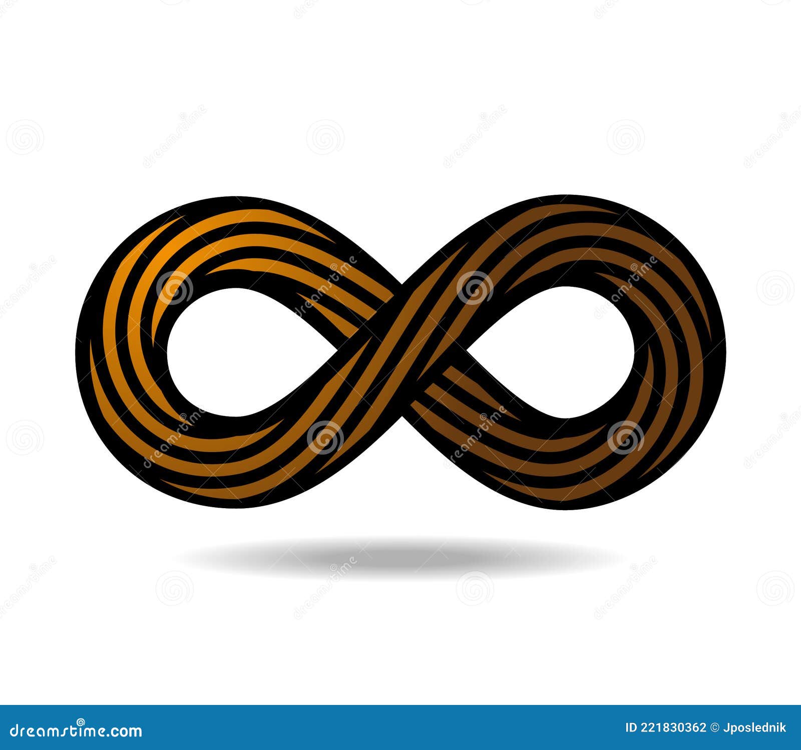 Rope Infinity Bound Hearts Vector Illustration | CartoonDealer.com ...