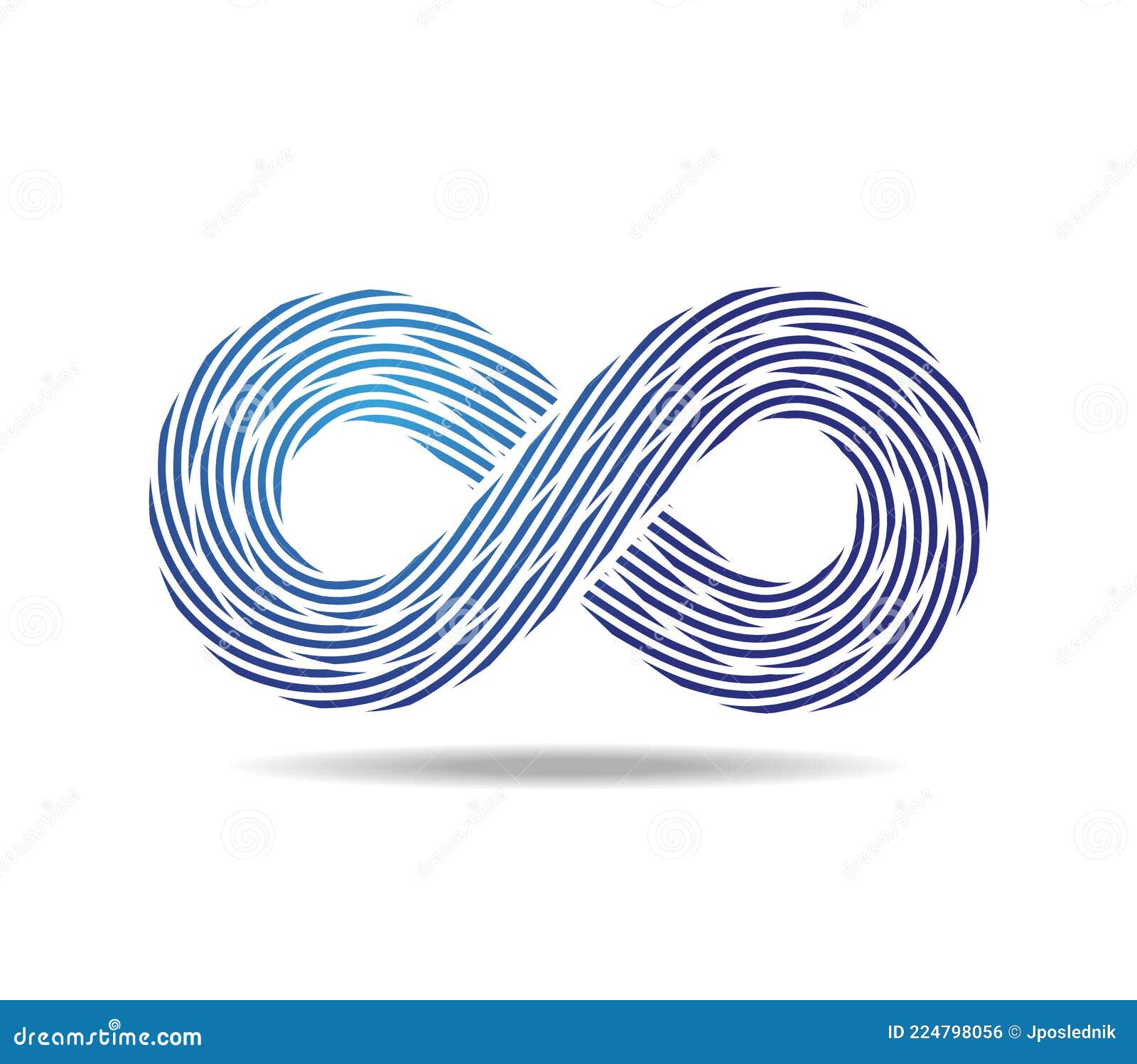 Colorfu Mobius Loop Made Of Three Arches. Labyrinth Made Of Three ...