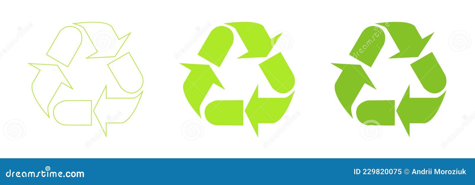 Mobius Loop or Recycling Symbol with Arrows. Vector Illustration Stock ...