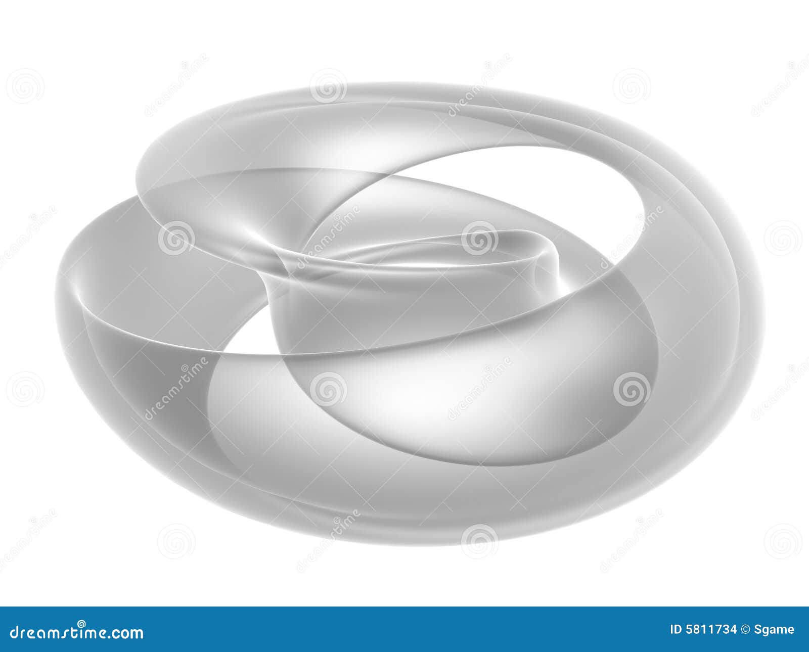 Mobius ring stock illustration. Illustration of illusion - 5811734