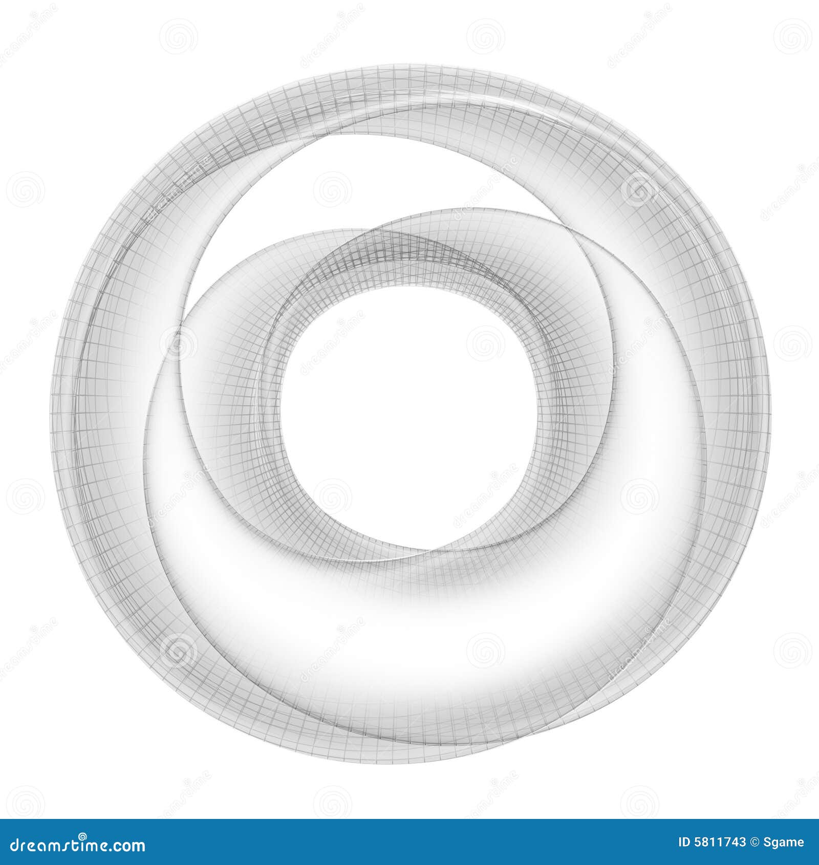 Mobius ring stock illustration. Illustration of circular - 5811743