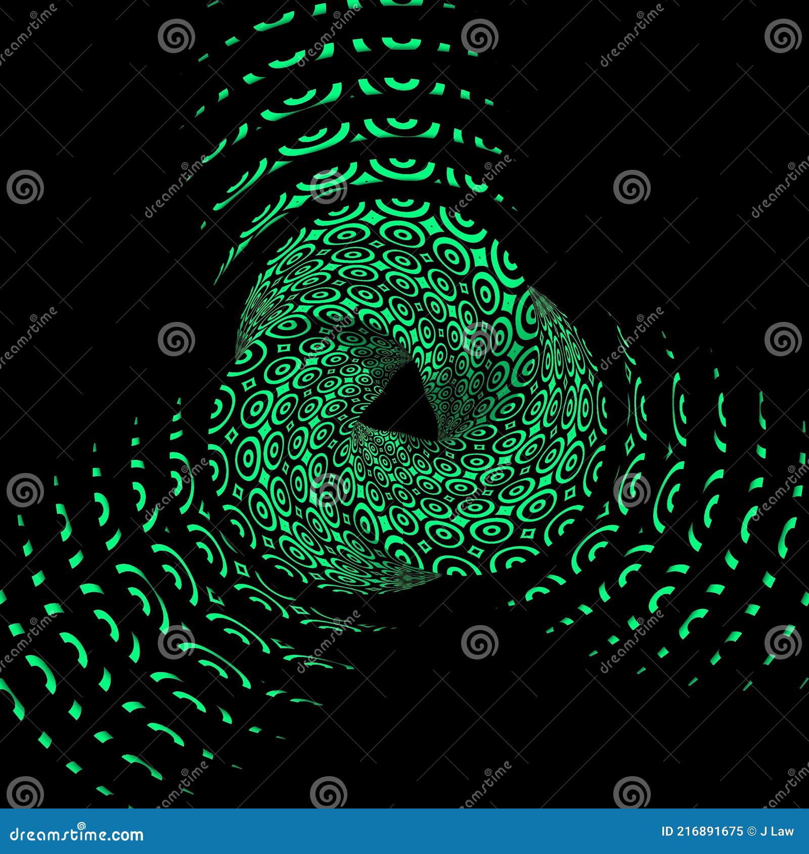 Green Mobius Stripe Transform On White Back 3d Stock Photography ...