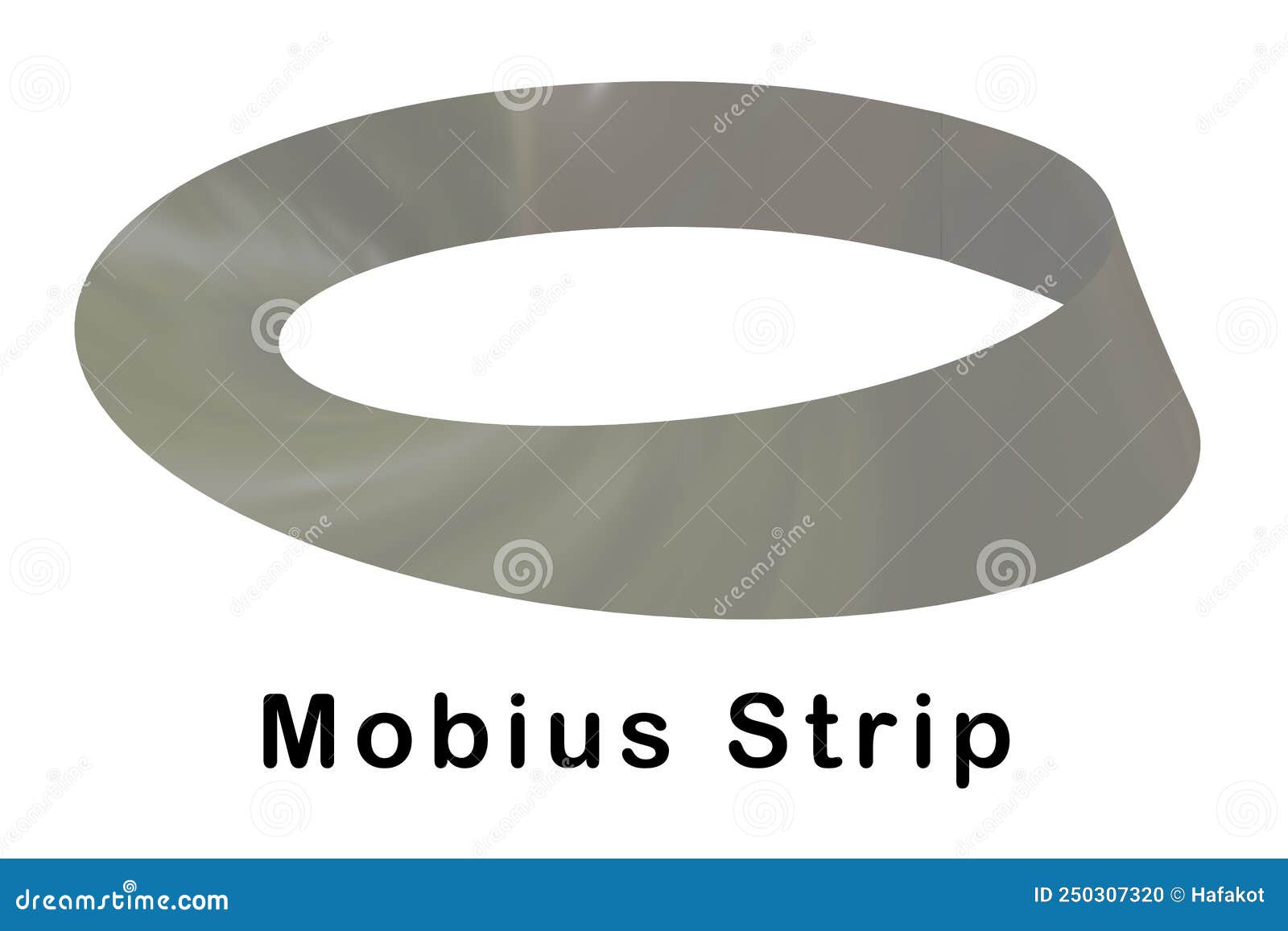 Mobius Strip concept stock illustration. Illustration of eight - 250307320