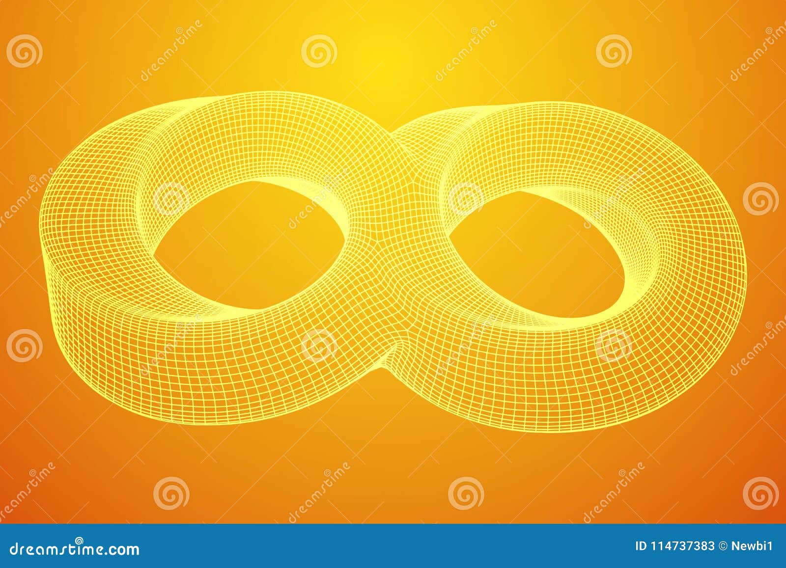 Mobius Strip Ring Infinity Sacred Geometry Stock Vector - Illustration ...