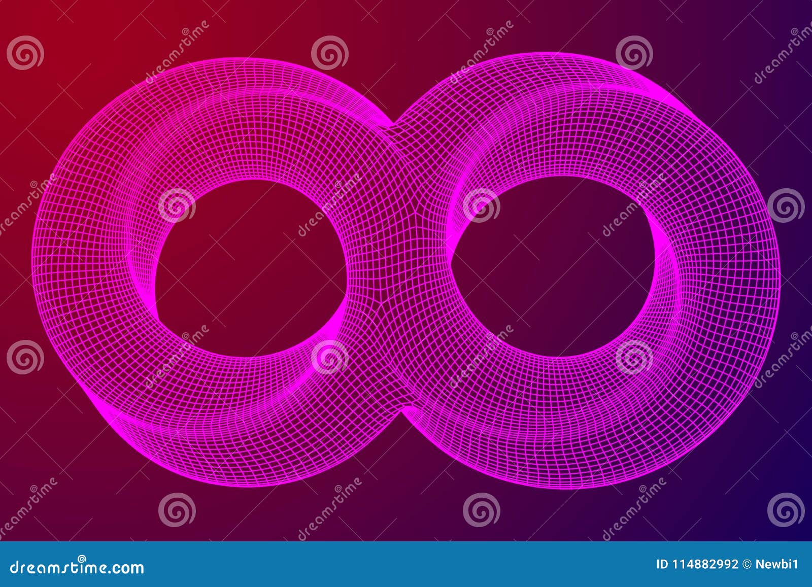 Mobius Strip Ring Infinity Sacred Geometry Stock Vector - Illustration ...