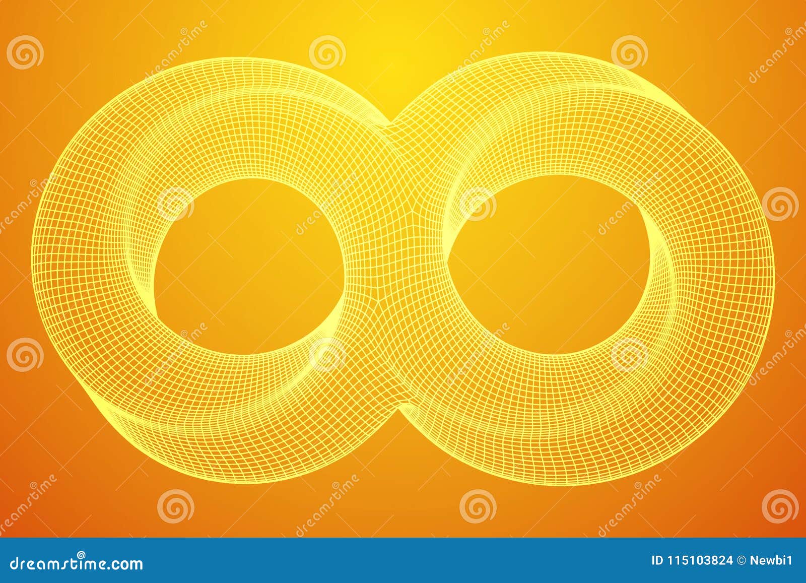 Mobius Strip Ring Infinity Sacred Geometry Stock Vector - Illustration ...