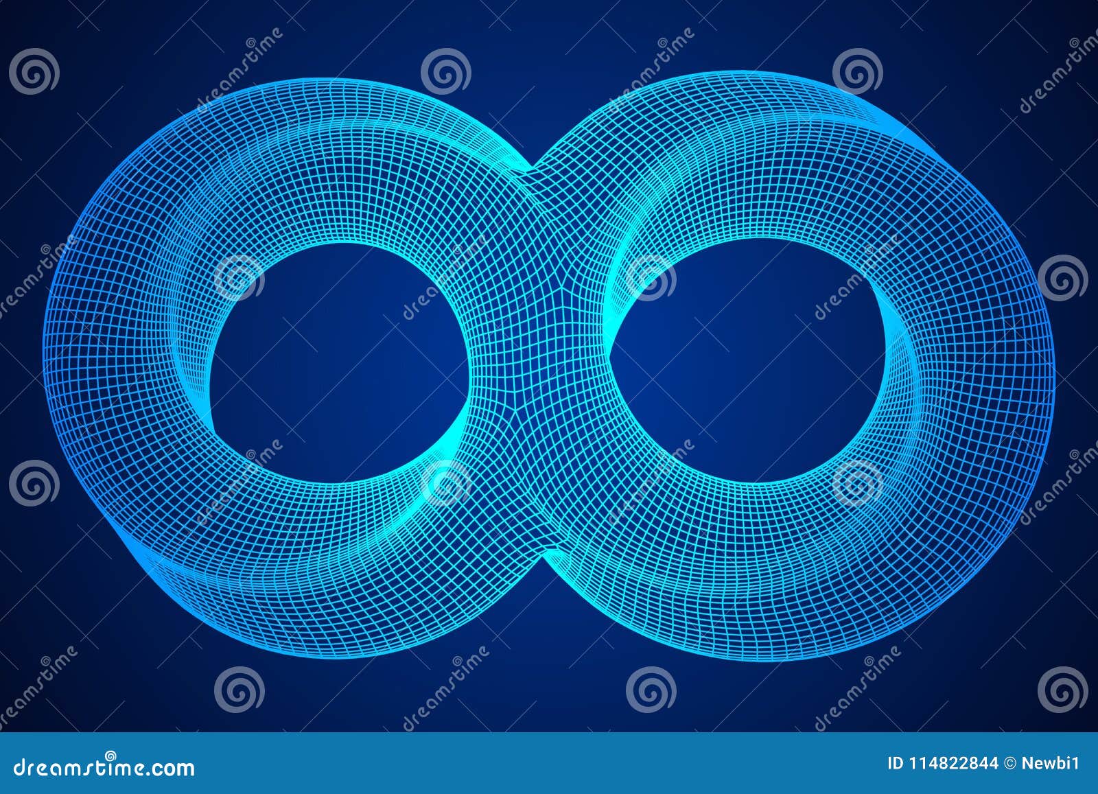 Mobius Strip Ring Infinity Sacred Geometry Stock Vector - Illustration ...