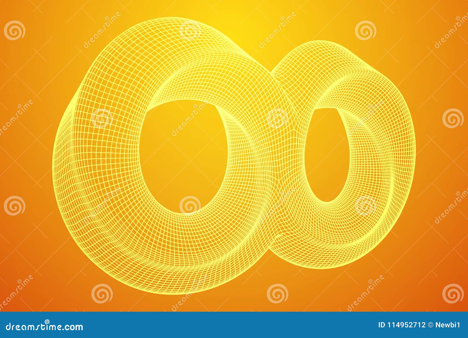 Mobius Strip Ring Infinity Sacred Geometry Stock Vector - Illustration ...