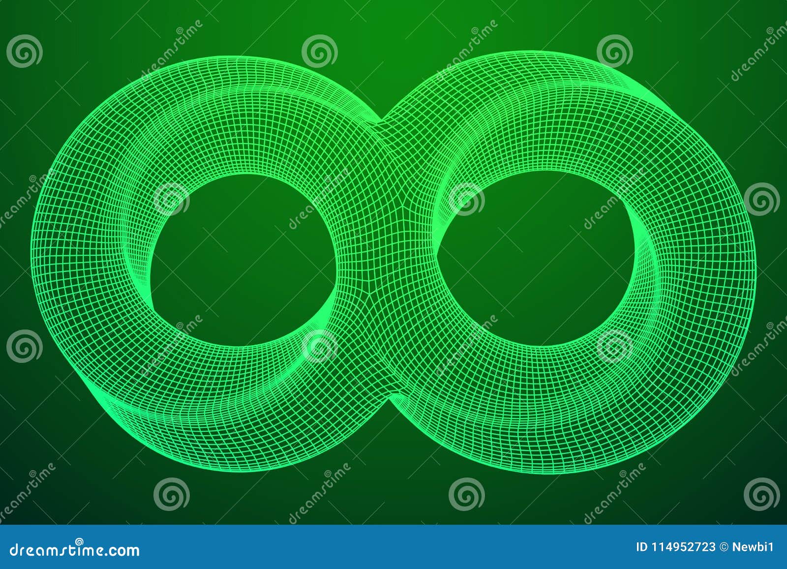 Mobius Strip Ring Infinity Sacred Geometry Stock Vector - Illustration ...