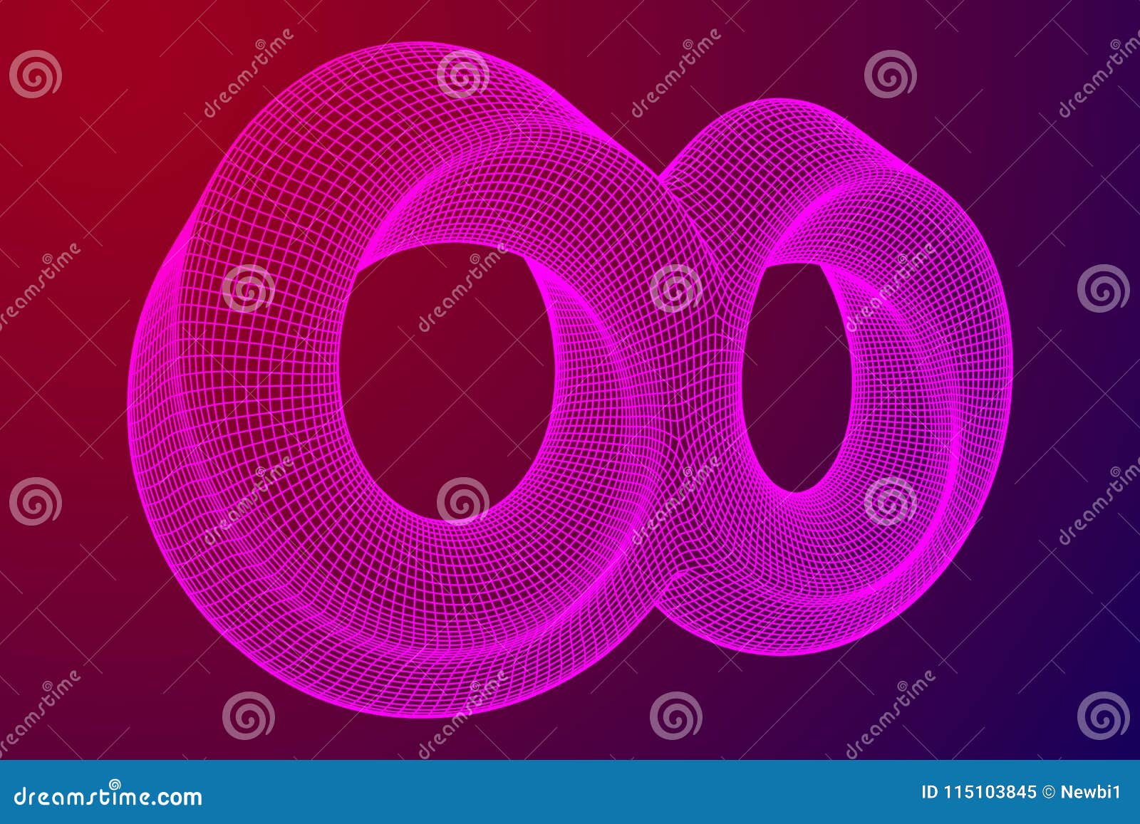 Mobius Strip Ring Infinity Sacred Geometry Stock Vector - Illustration ...
