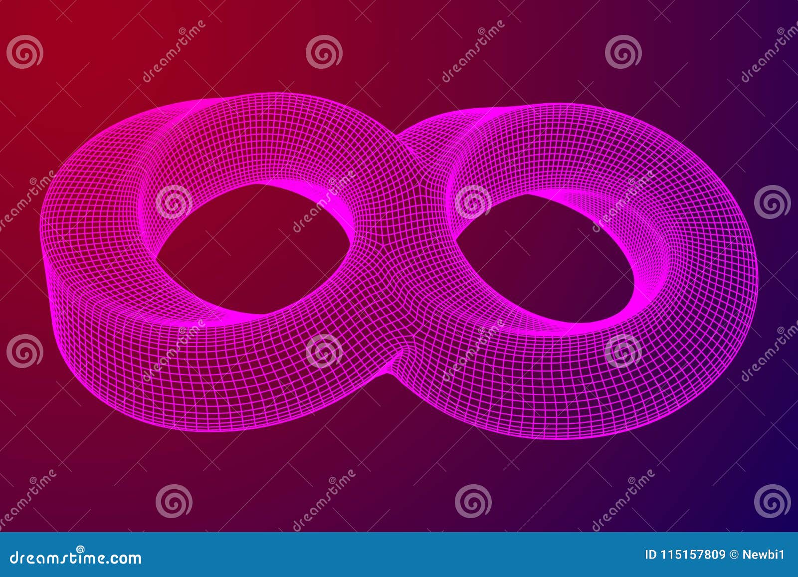 Mobius Strip Ring Infinity Sacred Geometry Stock Vector - Illustration ...