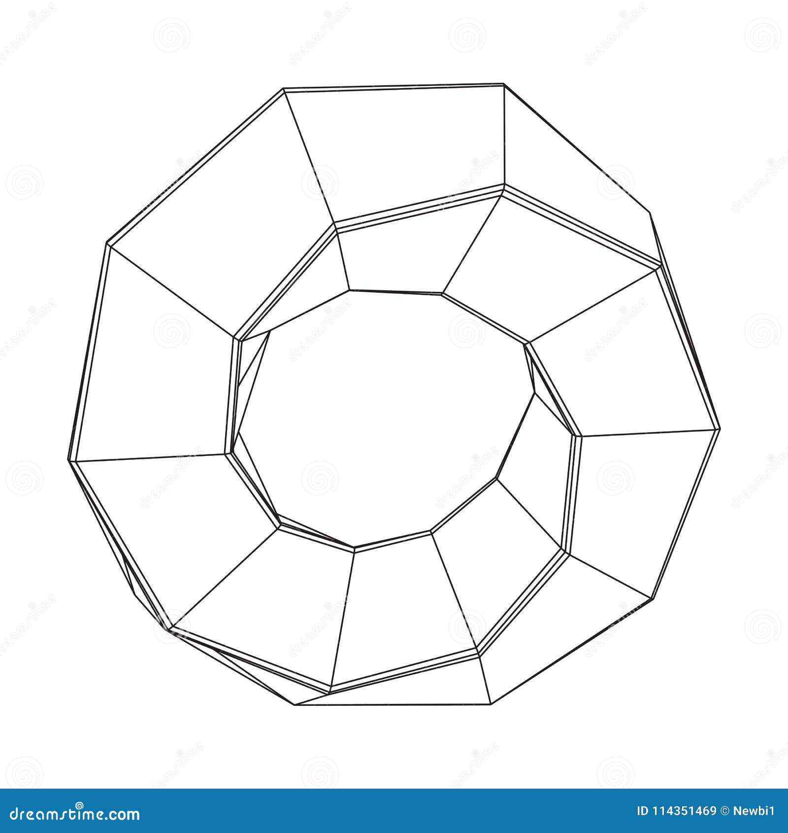 Mobius Strip Ring Sacred Geometry Stock Vector - Illustration of ...