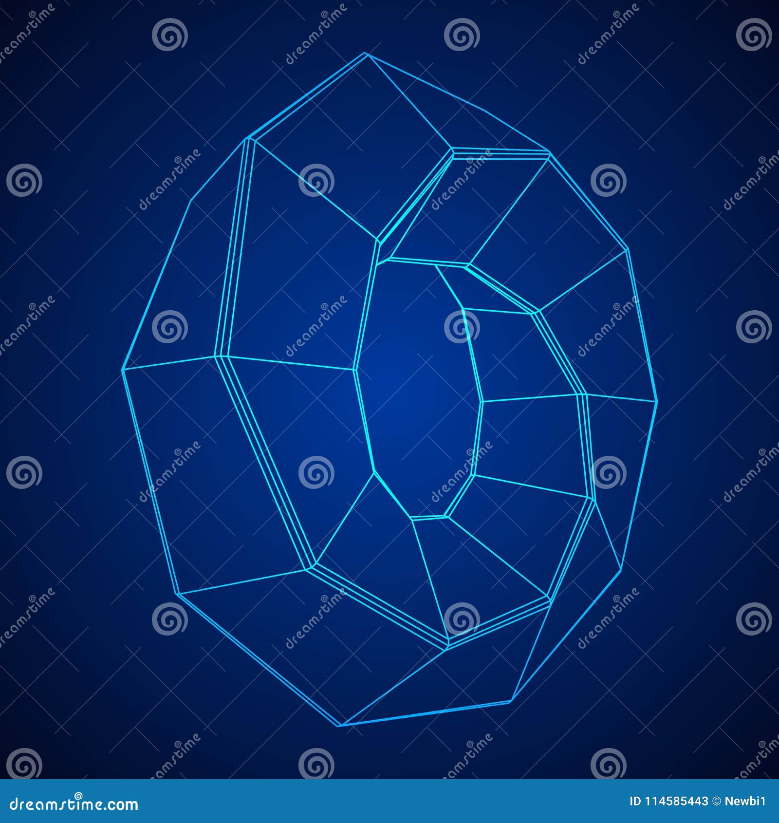 Mobius Strip Ring Sacred Geometry Stock Vector - Illustration of figure ...