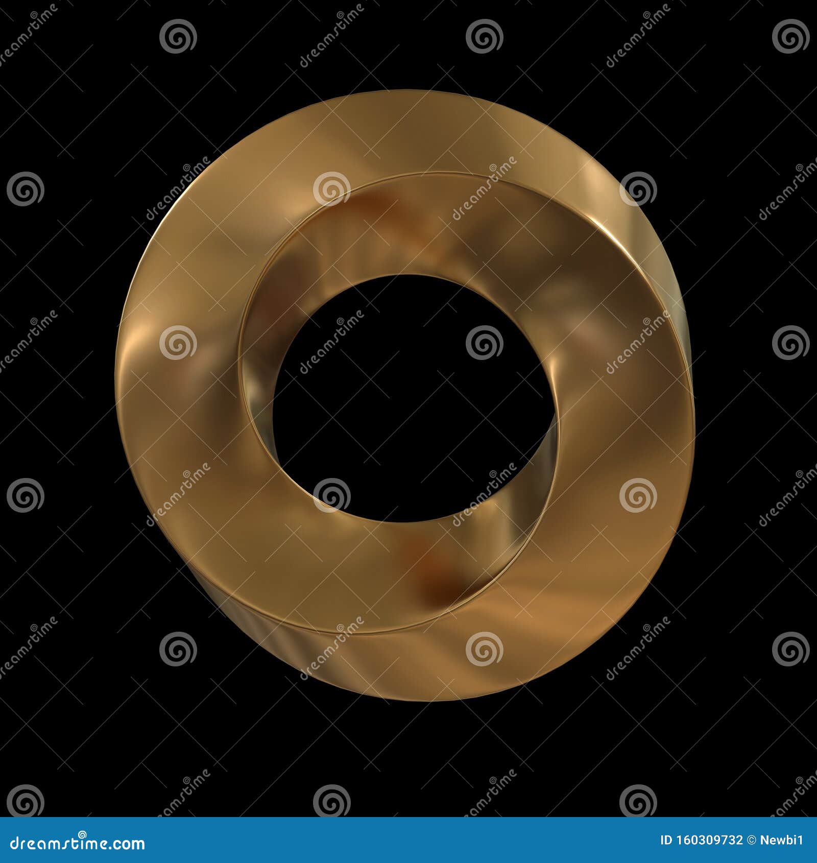 Mobius Strip Ring Sacred Geometry Stock Illustration - Illustration of ...