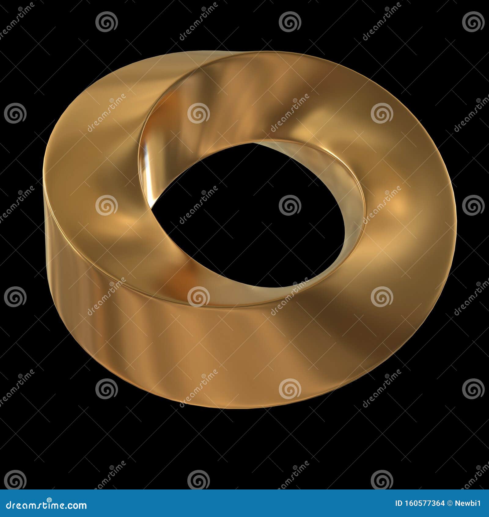 Mobius Strip Ring Sacred Geometry Stock Illustration - Illustration of ...