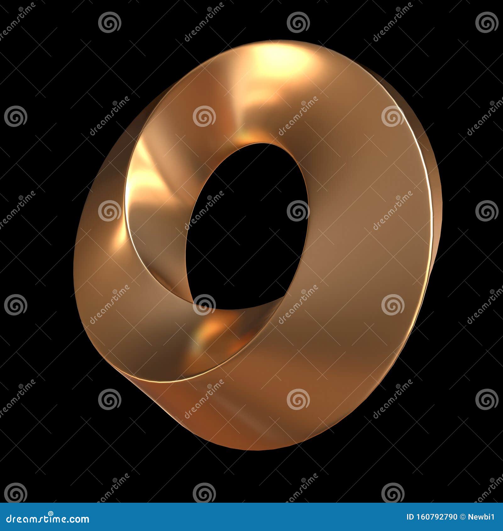 Mobius Strip Ring Sacred Geometry Stock Illustration - Illustration of ...
