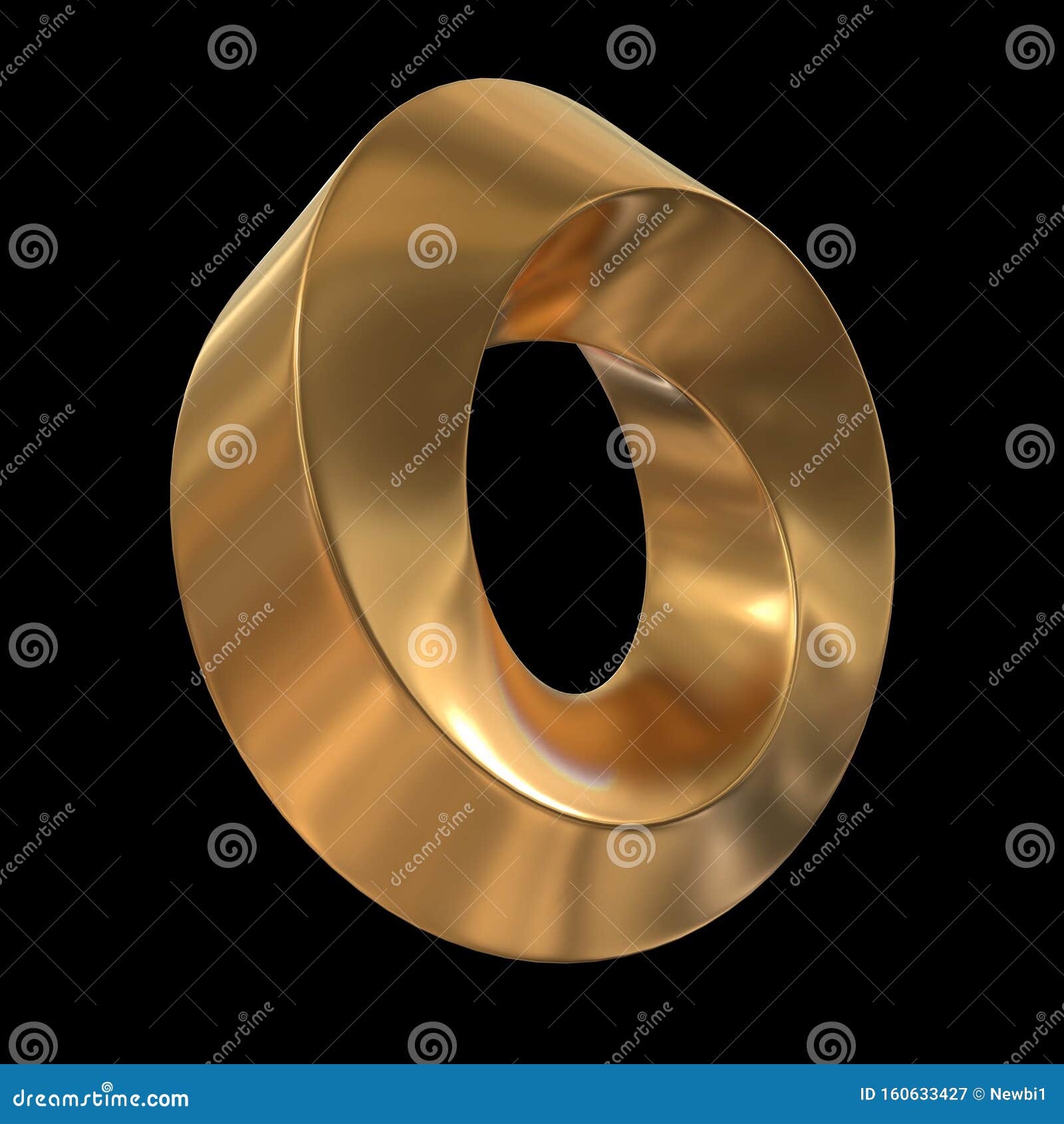 Mobius Strip Ring Sacred Geometry Stock Illustration - Illustration of ...