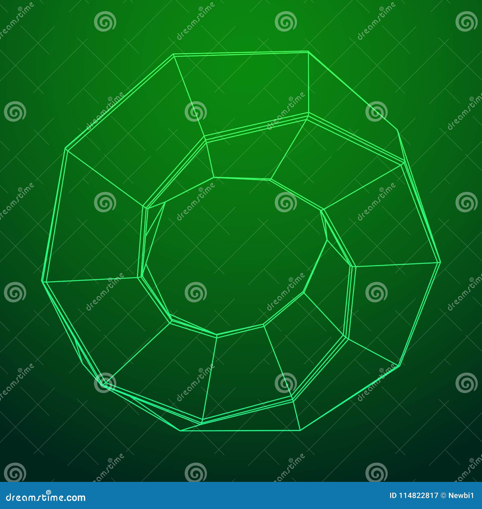 Mobius Strip Ring Sacred Geometry Stock Vector - Illustration of ...