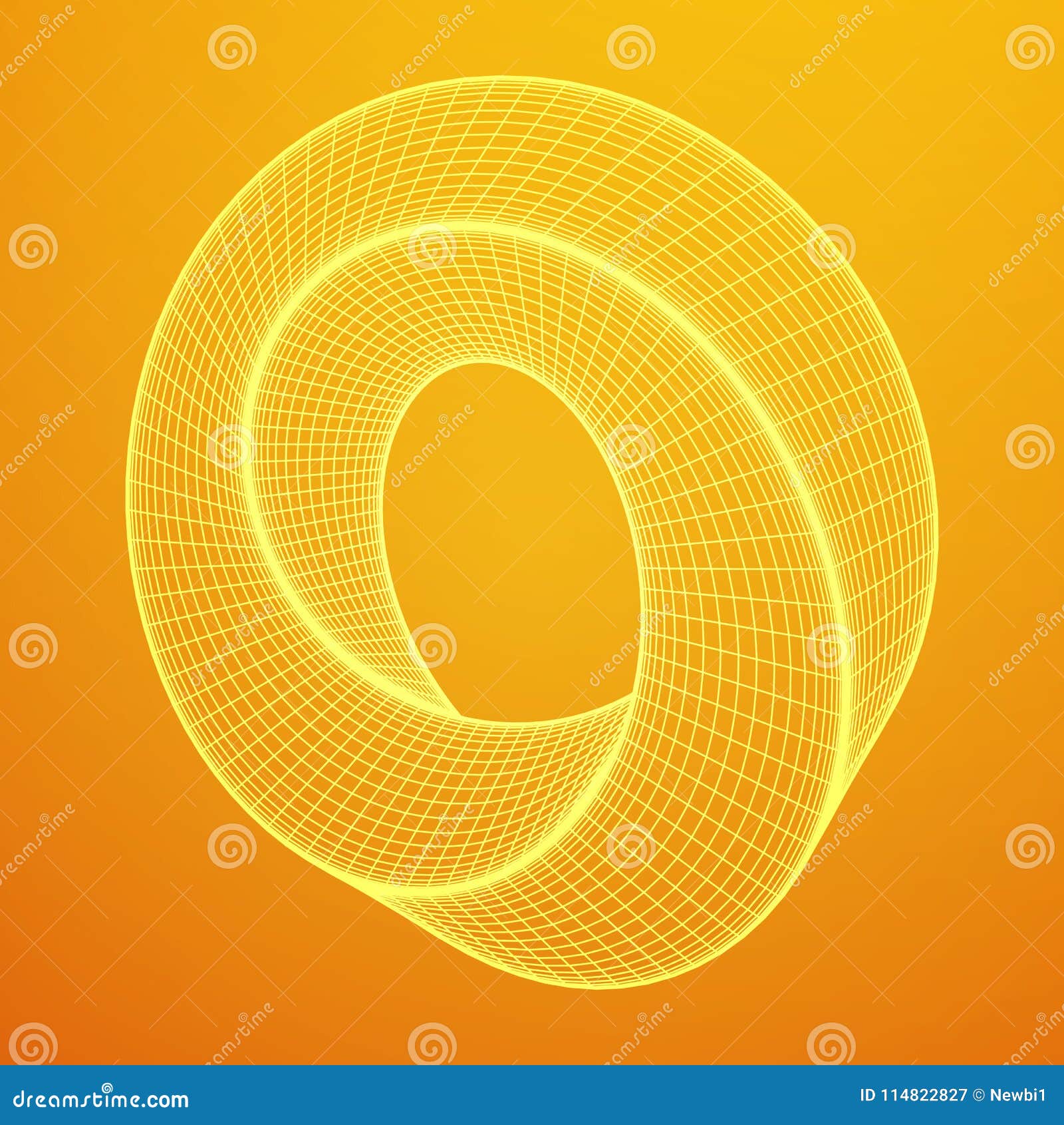 Mobius Strip Ring Sacred Geometry Stock Vector - Illustration of ...
