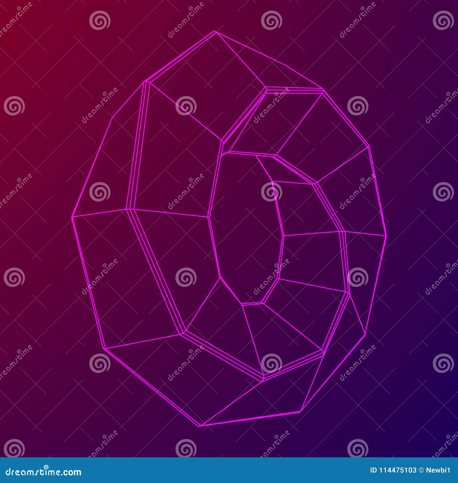 Mobius Strip Ring Sacred Geometry Stock Vector - Illustration of ...