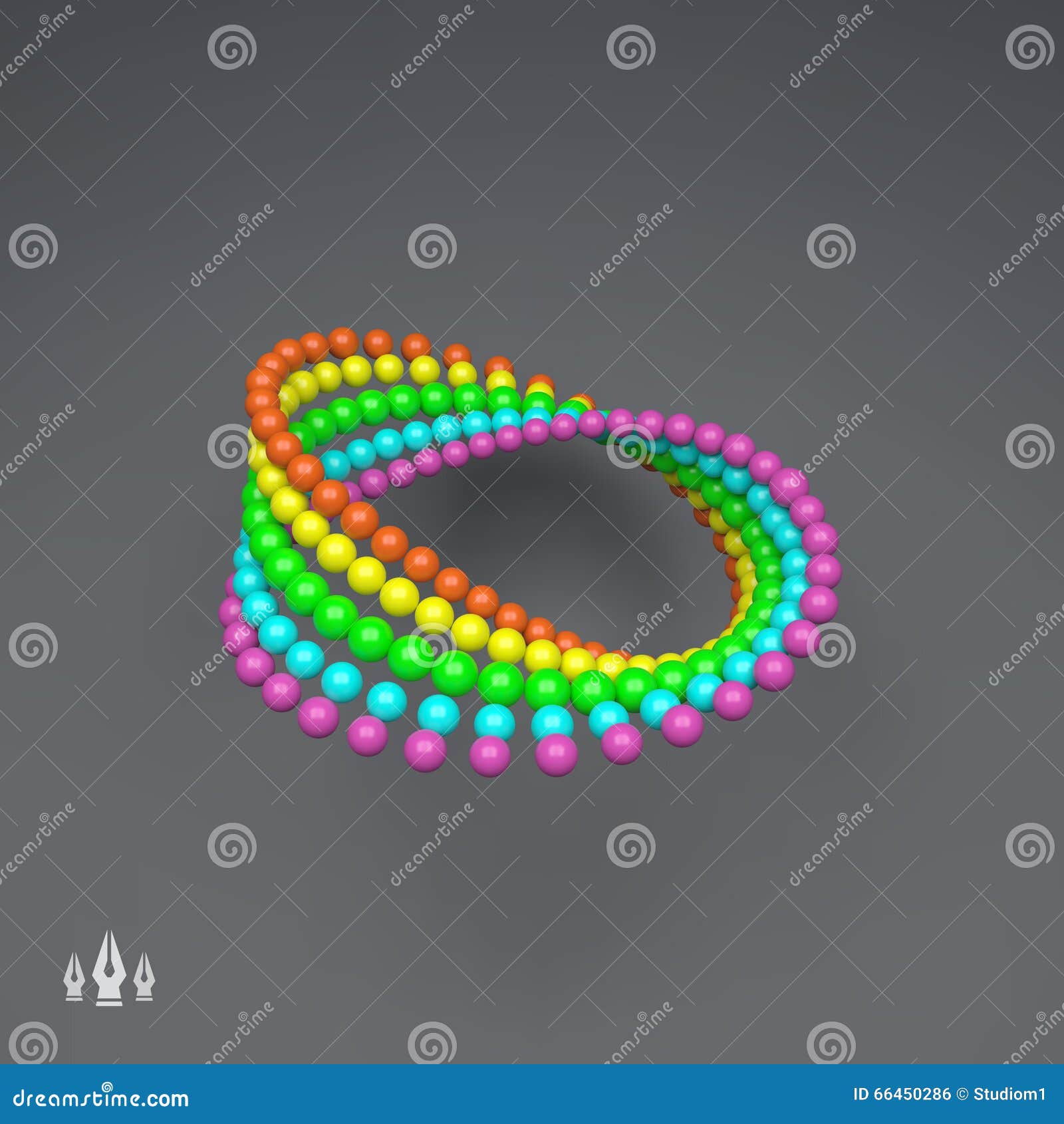 Mobius Strip Ring Infinity Sacred Geometry Cartoon Vector ...