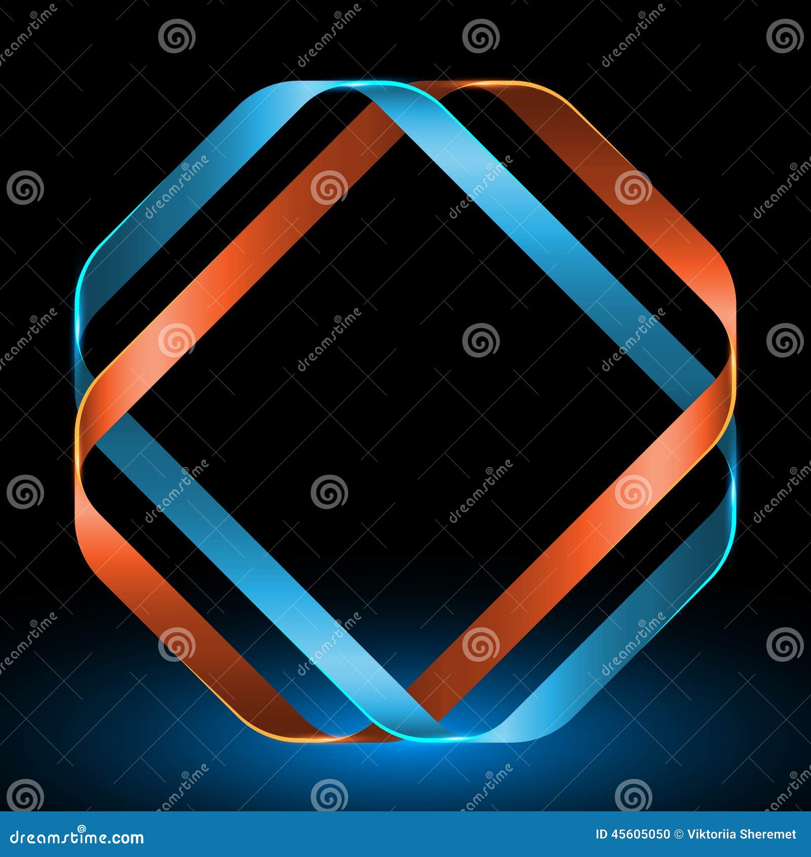 Mobius Strip Variation. Infinity Sign. Classic Optical Illusion. Vector ...