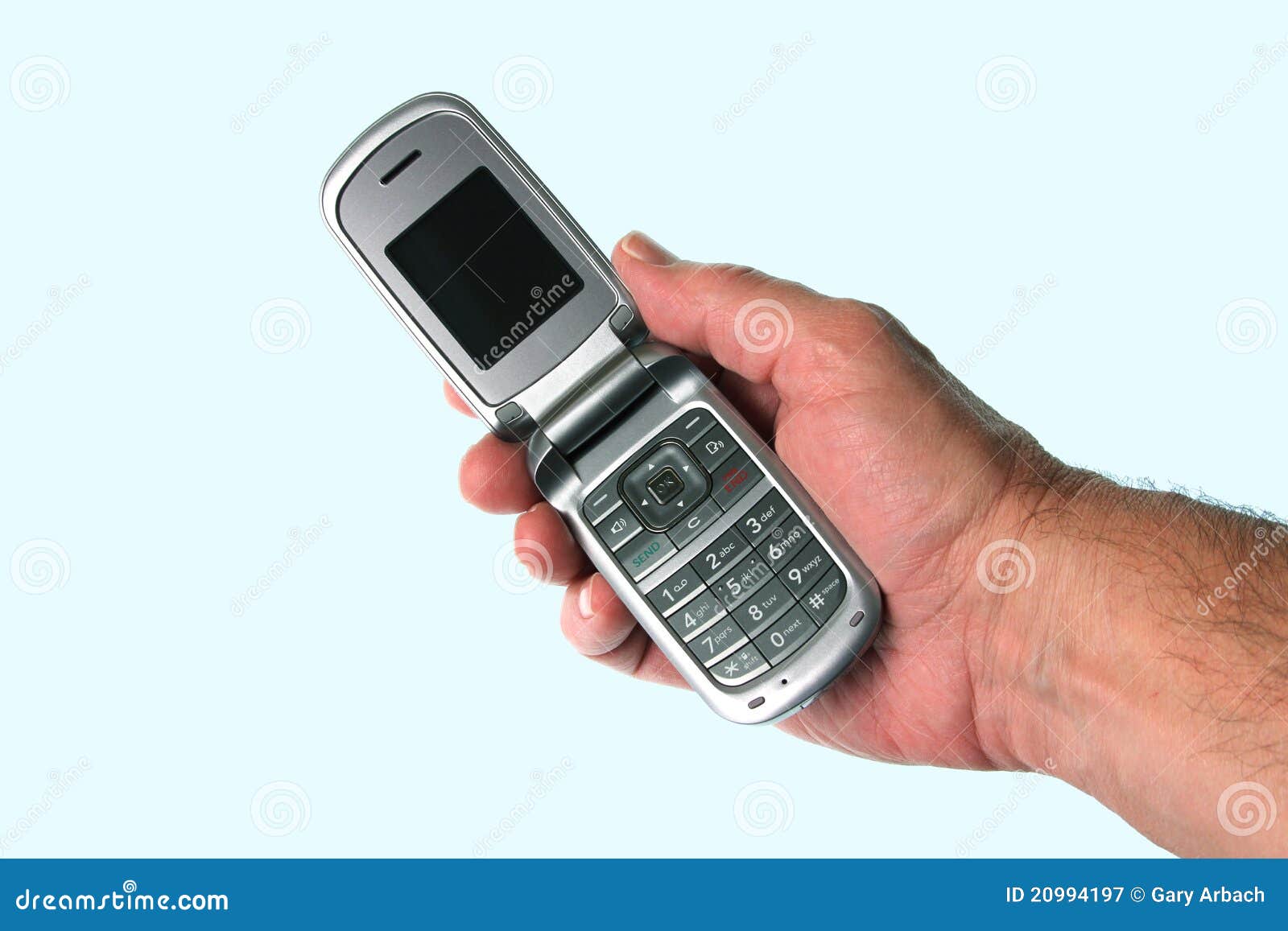 Moblie (Cell) Phone in Hand Stock Image - Image of cellular ...
