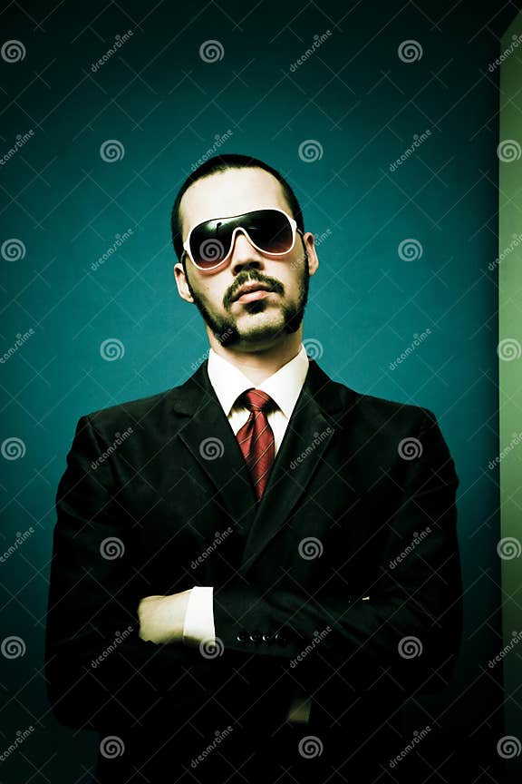 Mobster man stock image. Image of mysterious, business - 2509157