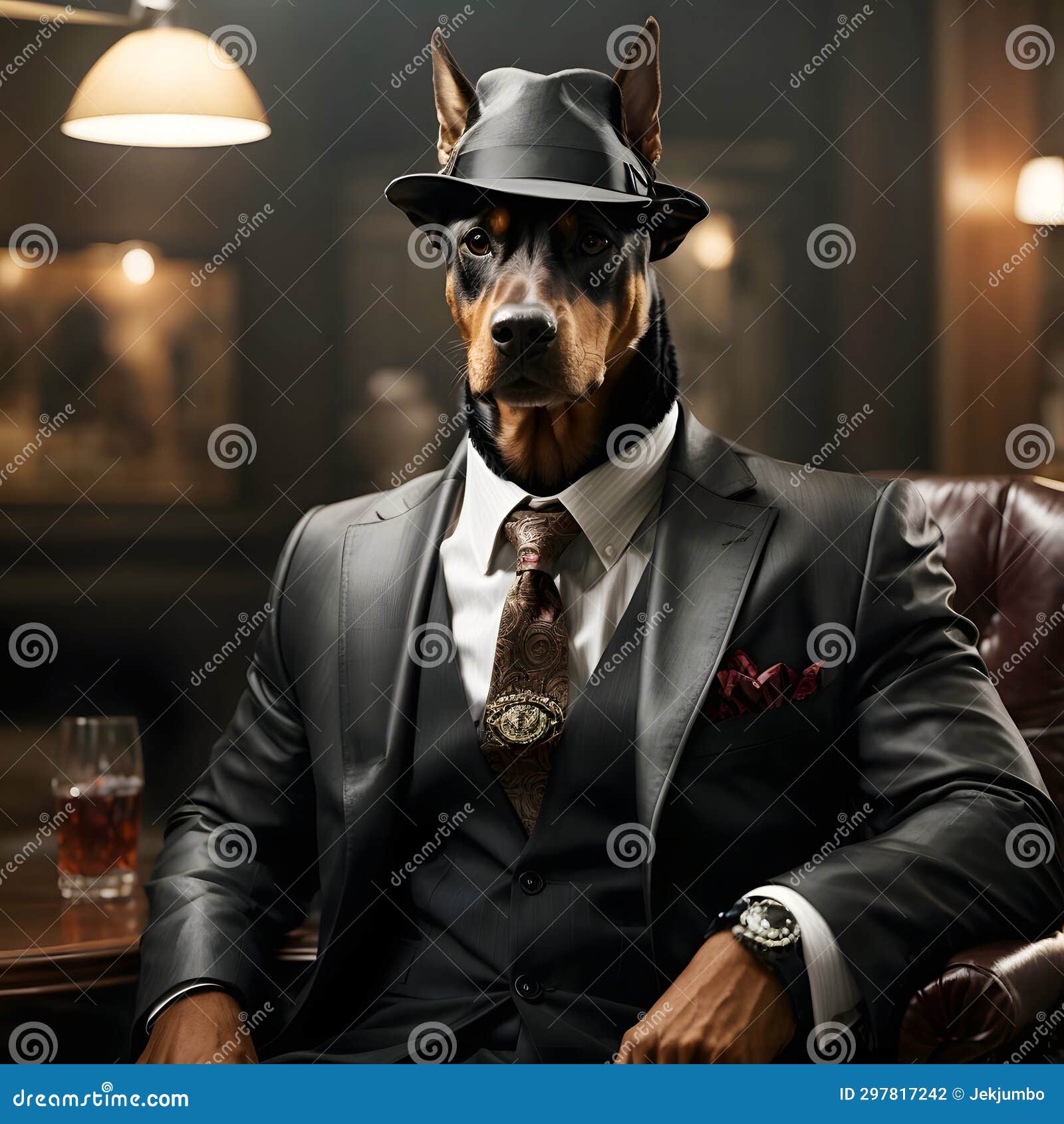 Mafia Mobster Gangster Logo Design Vector Illustration | CartoonDealer ...