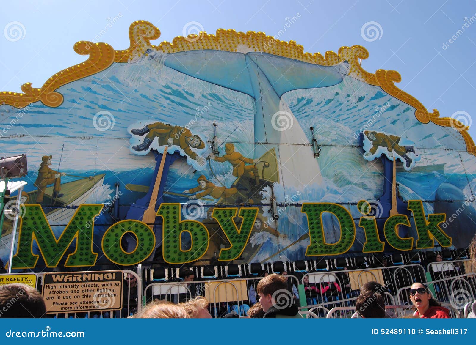 Moby amusement ride editorial image. Image of recreation - 52489110