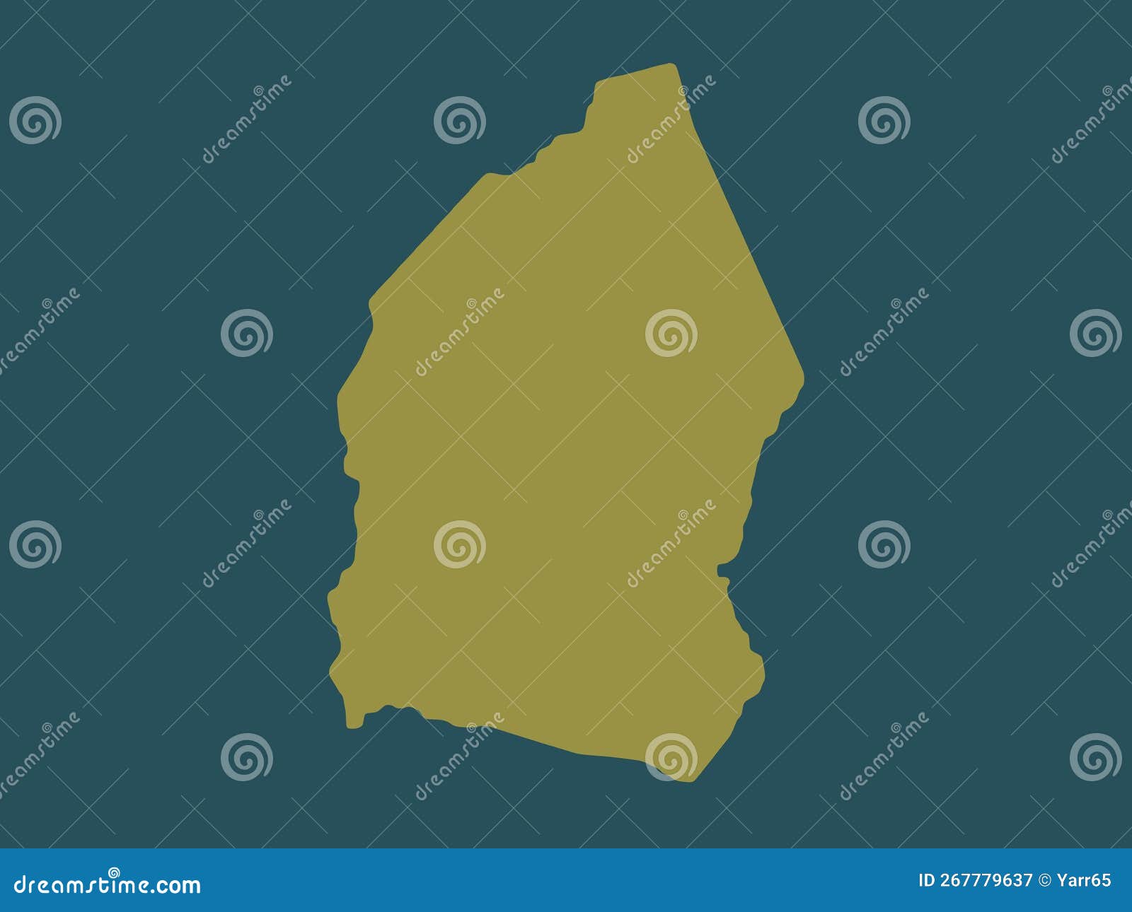 Moca, Puerto Rico. Solid. No Legend Stock Illustration - Illustration ...