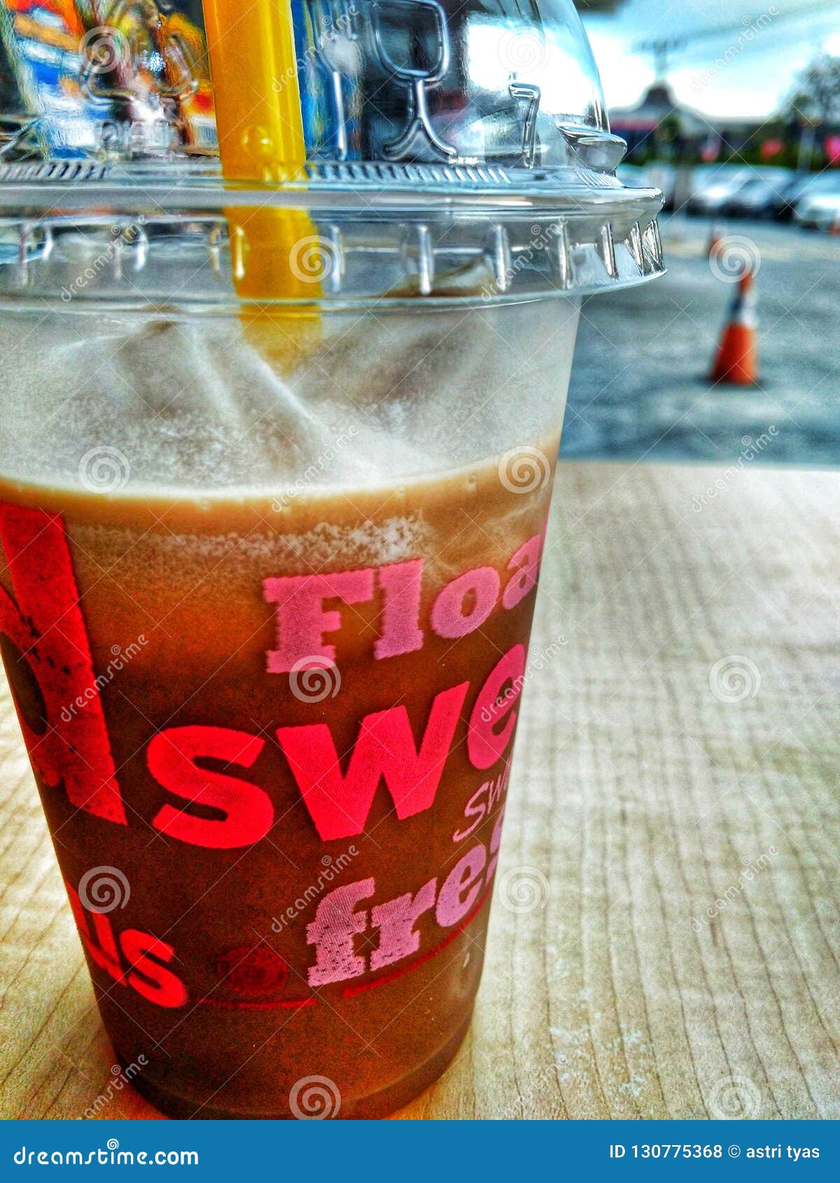 Mocca float stock photo. Image of sweety, float, mocca - 130775368