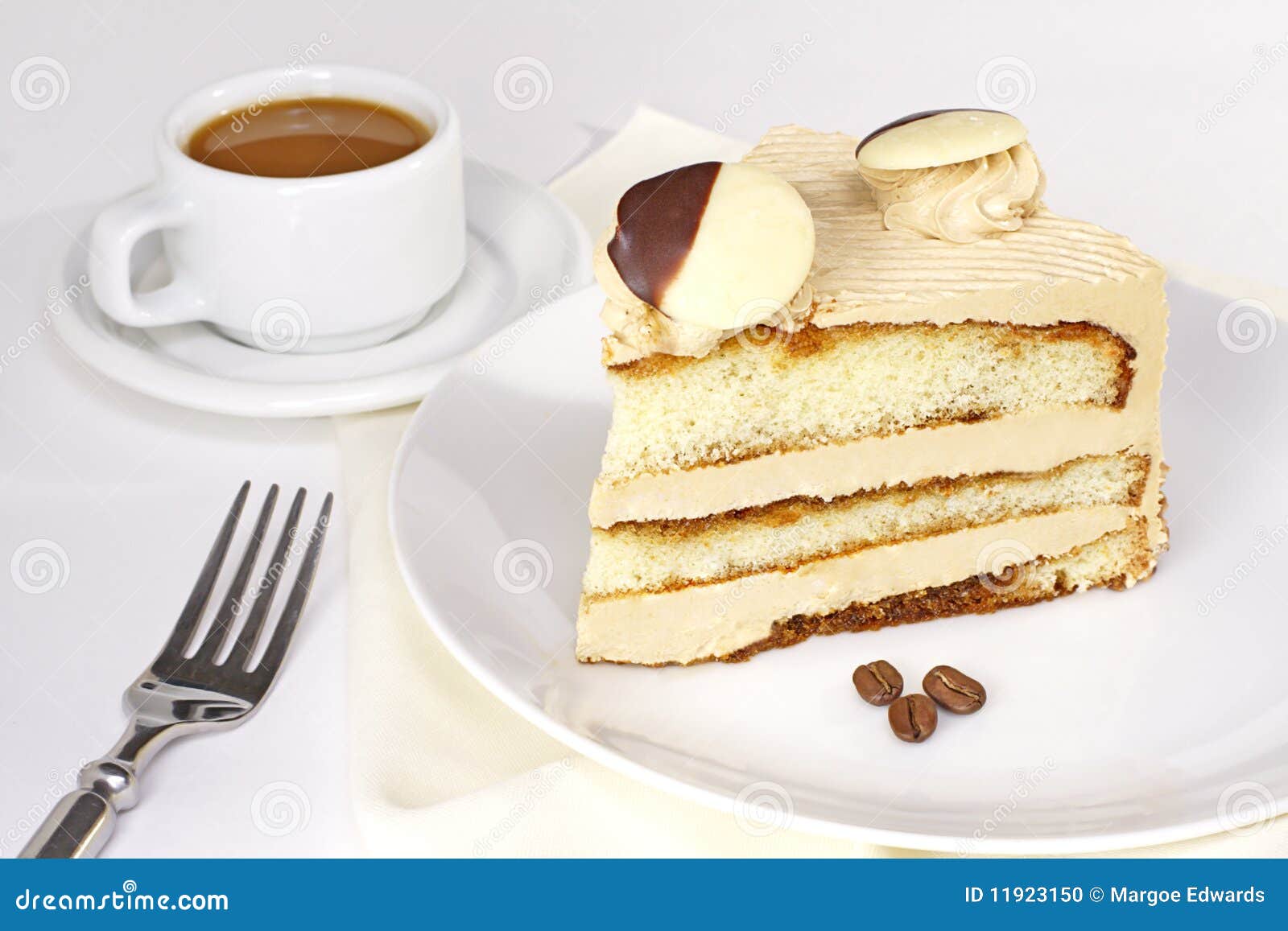 Mocha cake stock photo. Image of chocolate, dessert, treat - 11923150